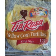 Tia Rosa King Size Yellow Corn Tortillas: Calories, Nutrition Analysis ...