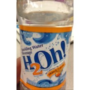 H2oh! Orange Flavor Sparkling Water Beverage: Calories, Nutrition Analysis & More | Fooducate