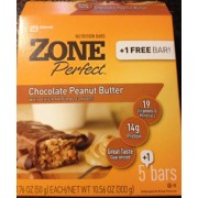 Zone Perfect Chocolate Peanut Butter Bar: Calories, Nutrition Analysis ...