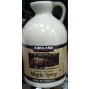 Kirkland Signature Dark Amber Maple Syrup: Calories, Nutrition Analysis ...