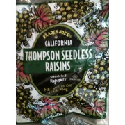 Trader Joe's Thompson Seedless Raisins: Calories, Nutrition Analysis ...