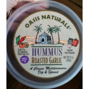 Oasis Naturals Roasted Garlic Hummus: Calories, Nutrition Analysis ...