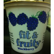 Fit & Fruity Yogurt, Blackberry: Calories, Nutrition Analysis & More | Fooducate