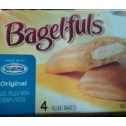 Bagel-fuls Original Filled With Cream Cheese Bagels: Calories ...