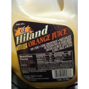 Hiland Orange Juice: Calories, Nutrition Analysis & More | Fooducate