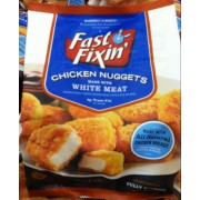 Fast Fixin' White Meat Chicken Nuggets: Calories, Nutrition Analysis ...