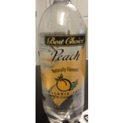 Best Choice Peach Naturally Flavored, Sparkling Flavored Beverage ...