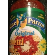 Blue Parrot Spaghetti Sauce, Original: Calories, Nutrition Analysis ...