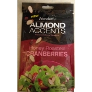 Wonderful Almond Accents, Honey Roasted Cranberries: Calories ...