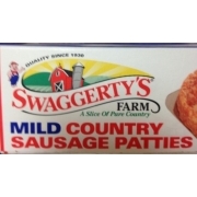 Swaggerty's Farm Milkd Country Sausage Patties: Calories, Nutrition ...