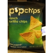 Popchips Ranch Tortilla Chips: Calories, Nutrition Analysis & More ...