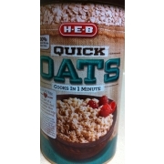 HEB Quick Oats: Calories, Nutrition Analysis & More | Fooducate