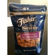 Fisher Whole Natural Almonds: Calories, Nutrition Analysis & More ...