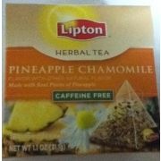 Lipton Pyramid Tea Bags, Herbal Pineapple Chamomile Caffeine Free 18 Ct ...