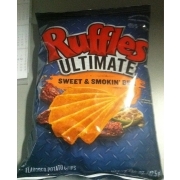 Ruffles Ultimate Sweet & Smokin BBQ Potato Chips: Calories, Nutrition ...