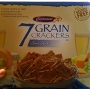 Crunchmaster 7 Grain Crackers, Sea Salt: Calories, Nutrition Analysis ...
