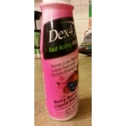 Dex4 Fast Acting Glucose, Berry Burst Liquid Blast: Calories, Nutrition ...