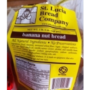 St.Lucia Bread Company Bread, Banana Nut: Calories, Nutrition Analysis ...