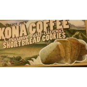 Trader Joe's Kona Coffee Creamy Half Dipped Shortbread Cookies ...