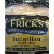 Frick's Sliced Ham, Hickory Smoked: Calories, Nutrition Analysis & More ...