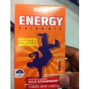 Meijer Energy Drink Mix, Wild Strawberry: Calories, Nutrition Analysis ...