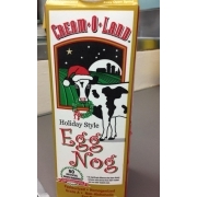 Cream O Land Egg Nog: Calories, Nutrition Analysis & More | Fooducate