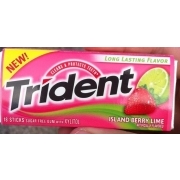 Trident Island Berry Lime: Calories, Nutrition Analysis & More | Fooducate