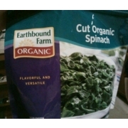 Earthbound Farm Spinach, Cut, Organic: Calories, Nutrition Analysis ...