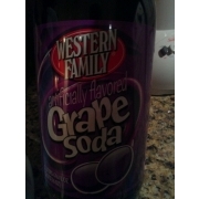 Western Family Soda, Grape: Calories, Nutrition Analysis & More | Fooducate