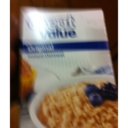 Great Value Cereal,Instant Oatmeal, Original: Calories, Nutrition ...