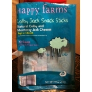 Happy Farms Colby Jack Snack Sticks: Calories, Nutrition Analysis ...