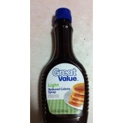 Great Value Syrup, Light, Reduced Calorie: Calories, Nutrition Analysis ...