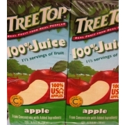 Tree Top 100% Apple Juice: Calories, Nutrition Analysis & More | Fooducate