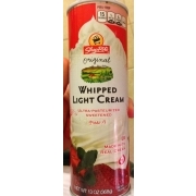 ShopRite Original Whipped Light Cream: Calories, Nutrition Analysis ...