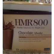HMR 800 Chocolate Shake: Calories, Nutrition Analysis & More | Fooducate