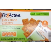 Fit & Active Baked Cheese Crackers Made With Real Cheddar Cheese ...