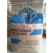 Diamond Quick Cooking Rolled Oats: Calories, Nutrition Analysis & More ...