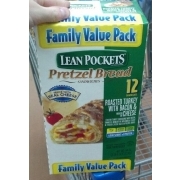 Lean Pockets Pretzel Bread Sandwiches Roasted Turkey With Bacon ...