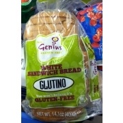 Genius White Sandwich Bread: Calories, Nutrition Analysis & More ...