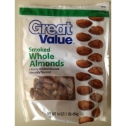 Great Value Almonds, Whole, Smoked: Calories, Nutrition Analysis & More ...