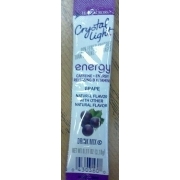 Crystal Light Energy Drink Mix, Grape: Calories, Nutrition Analysis ...