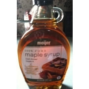Meijer 100% Pure Maple Syrup: Calories, Nutrition Analysis & More ...