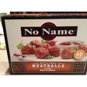 No Name Original Meatballs: Calories, Nutrition Analysis & More | Fooducate