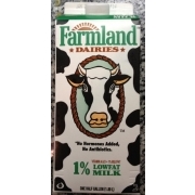 Farmland Dairies 1% Lowfat Milk: Calories, Nutrition Analysis & More ...