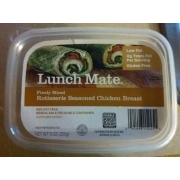 Lunch Mate Finely Sliced Rotisserie Seasoned Chicken Breast: Calories ...