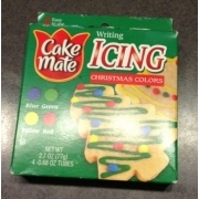 Cake Mate Icing Christmas Colors: Calories, Nutrition Analysis & More ...