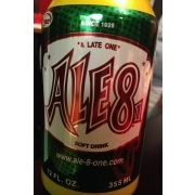 Ale-8-One Soft Drink: Calories, Nutrition Analysis & More | Fooducate