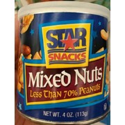 Star Snacks Mixed Nuts: Calories, Nutrition Analysis & More | Fooducate