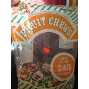 Alberts Fruit Chews, Artificially Flavored Candy: Calories, Nutrition ...