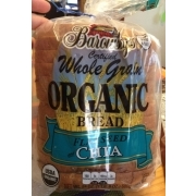 Barowsky's Organic Whole Grain Flax Seed & Chia Bread: Calories ...